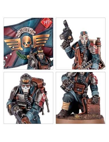 Warhammer 40000 Astra Militarum Krieg Command Squad