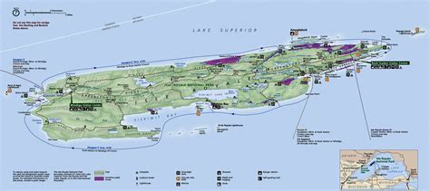 Isle Royale National Park Map