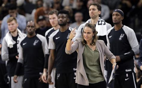 In The Nba World Dominated By Men The Spurs Female Assistant Coach Has