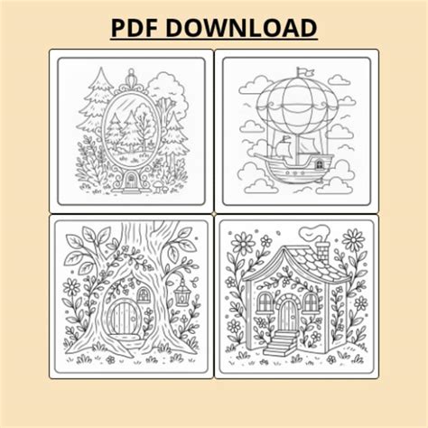 Tiny Homes Of The World Coloring Book For Classrooms And Homeschool
