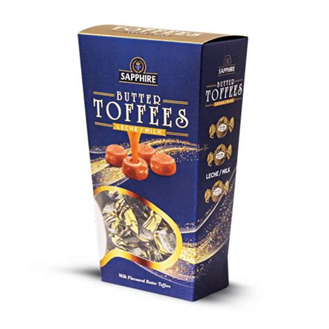 Brown Round Sapphire Butter Toffee Assorted 300 G Packaging Type Box