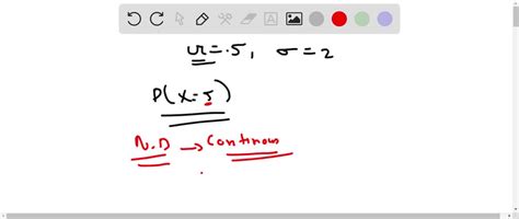 Solved A Random Variable X Follows Normal Distribution With Mean 5 And Standard Deviation 2