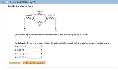 Solved 1 5 Points Sercp10 18 P 005 Mi Fb Consider The