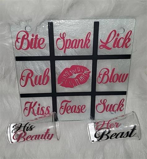 Kinky Dirty Tic Tac Toe Adult Games Tic Tac Toe For Adults Etsy