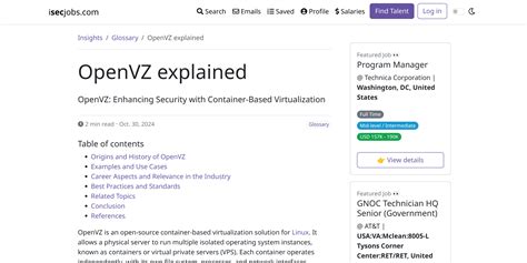 OpenVZ Explained Isecjobs Com