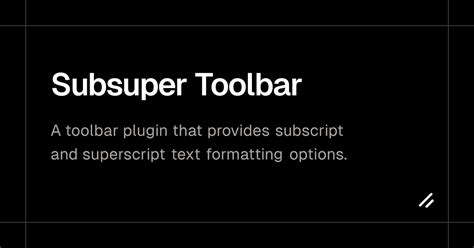 Subsuper Toolbar Shadcneditor