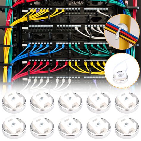 Magnetic Cable Zip Ties Mount Kit Heavy Duty Magnet Base Easy