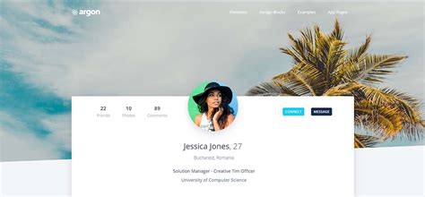 Cool Designs Argon Design Pro React