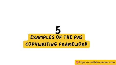 5 Examples Of The Pas Copywriting Framework