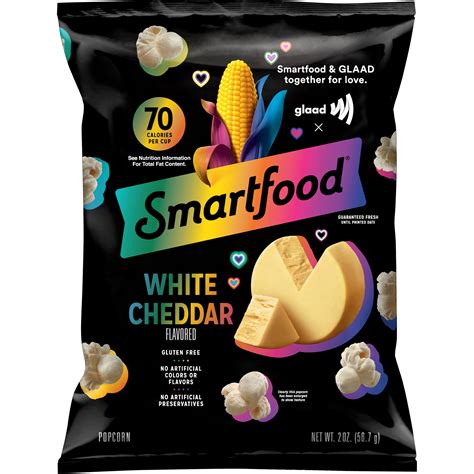 Smartfood White Cheddar Flavored Popcorn Smartlabel™