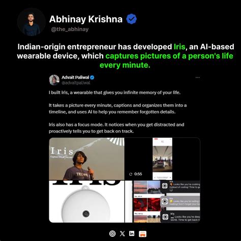 Abhinay Krishna On Linkedin Advait Paliwal An Indian Origin Entrepreneur Based In San