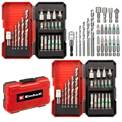 Einhell 49108806 22 Piece Hss Drill And Screwdriver Bit Set