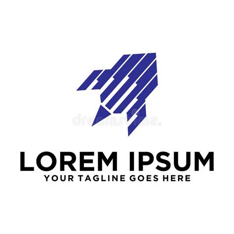 Startup Business Launch Logo Design Stock Illustration Illustration