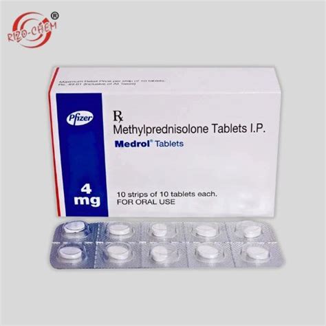 Methylprednisolone 40mg Tablet Rizochem Pharmaceuticals