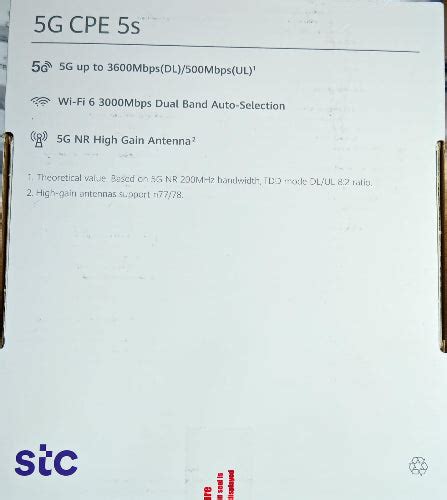 Stc 5g Cpe 5s Wi Fi Router Stc Locked Isale Mobi