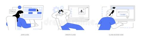 Create Class Isolated Cartoon Vector Illustrations Stock Vector Illustration Of Storytelling