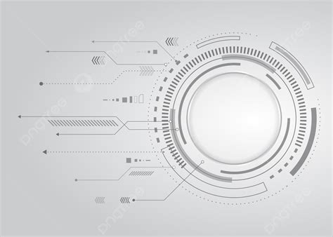 White Technology Background Clean Style Hi Tech Future Cyber Background Image And Wallpaper