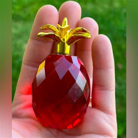 Accents Ruby Red Glass Pineapple Poshmark