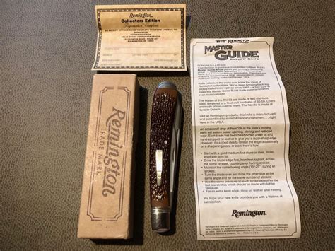 1995 Remington Umc Usa Limited Edition Master Guide Bullet Knife
