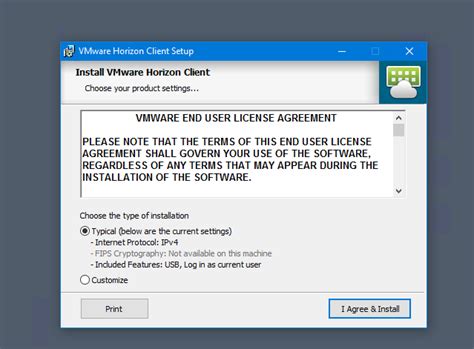 Installing The Vmware Horizon Client On Windows Seidenberg Documentation