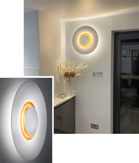 Light Circle Led Powered Wall 10w Wall Sconces Led Light Fixture
