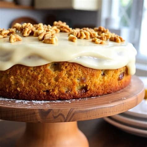Banana Walnut Dream Cake Recipe The Tasty Flavors