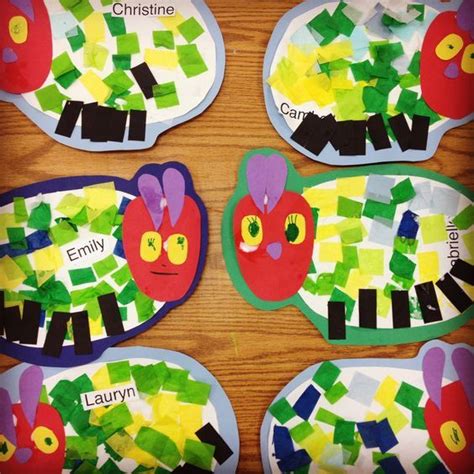 The Very Hungry Caterpillar Craft For Preschool Bead Star Pattern