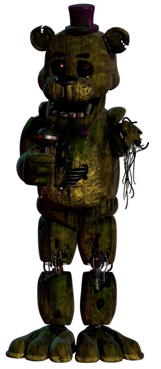 C4d Fnaf Phantom Fredbear By Lucabear2 On Deviantart