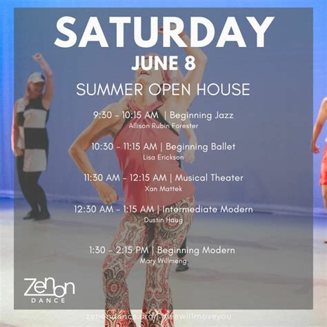 Workshops Intensives Master Classes And Open Houses Dancemn