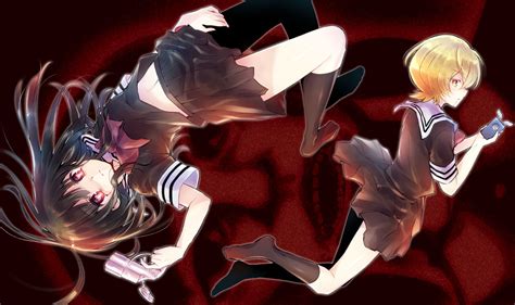 Hd Wallpaper Of Tsuyuno Yatsumura And Aya Asagiri From Mahou Shoujo