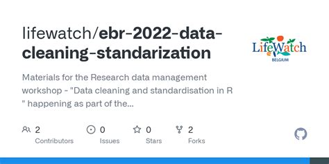 Github Lifewatchebr 2022 Data Cleaning Standarization Materials For