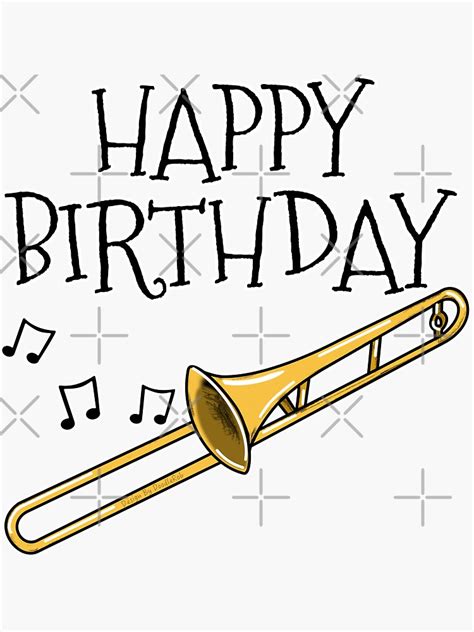 Trombone Happy Birthday At Margaret Carlin Blog