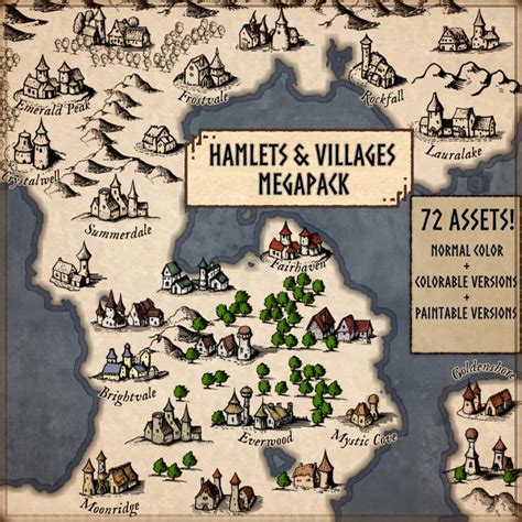 Wonderdraft Assets Fantasy Map Assets