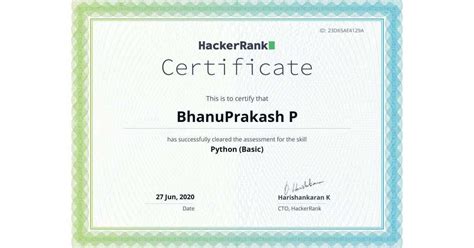 Python3 Pythonprogramming Hackerrank Bhanuprakash Parumanchala
