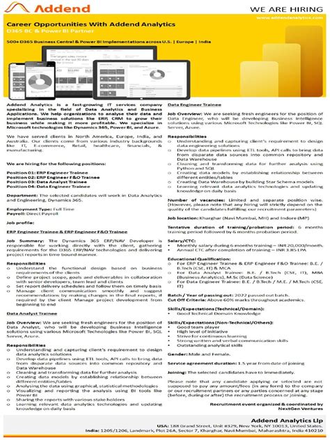 Addend Analytics 2022 Batch Pdf