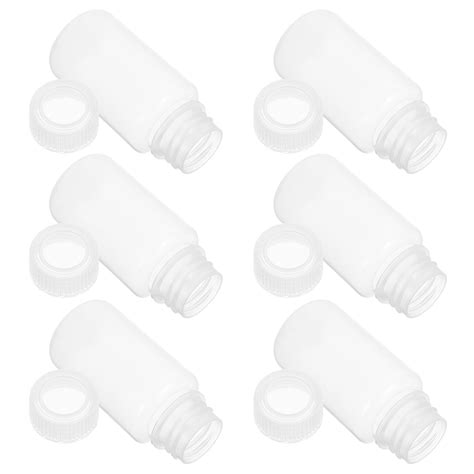 Rosenice 6pcs Lab Chemical Reagent Sample Bottles For Temperature And
