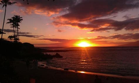 Kapalua Beach Sunset Kapalua Beach Beach Sunset Sunset