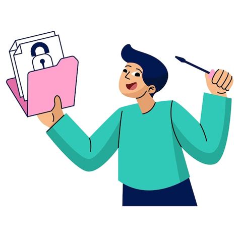 Saas Data Security Premium Vector