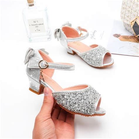 Girls Sandals Summer High Heeled Shoes Princess Ch Vicedeal