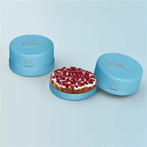 Free Cake Packaging Box Mockup Css Author