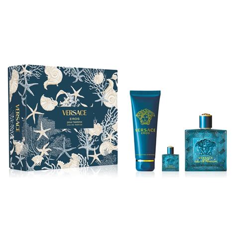 Kit Versace Eros Masc Edt 100 Ml 3 Piezas Punto Tienda
