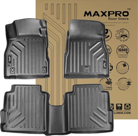 Maxpro Floor Mats For 2018 2024 Nissan Kicks 1st And 2nd