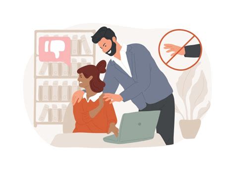 Sexual Harassment Cartoon Vector Images And Graphics For Commercial Use
