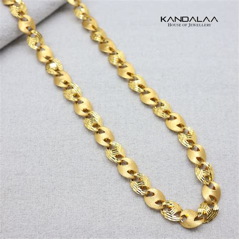 Italian Elegance Mens Classic Chain Italian Gold Chains For Men