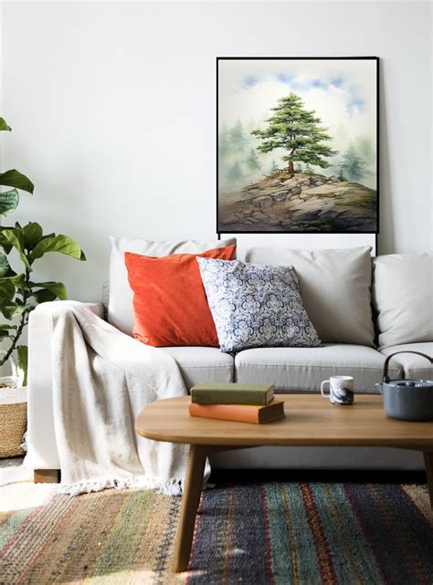 Cedar Tree Wall Art At Donald Peterson Blog