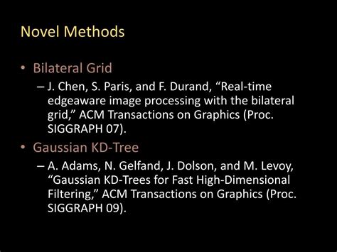ppt gaussian kd tree for fast high dimensional filtering powerpoint