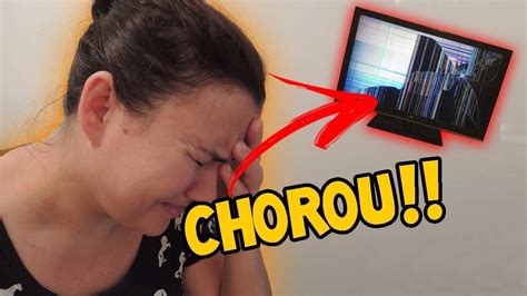 Fui Trollar Minha MÃe E Deu Ruim Ela Chorou Youtube