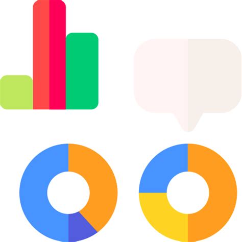 Data Visualization Basic Rounded Flat Icon