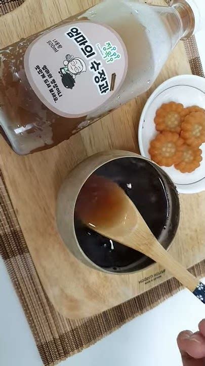 정옥 엄마의 수정과 500ml 수제전통음료 Youtube
