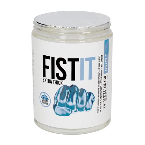 Lubrificante Para Fisting Extra Thick 338 Fl Oz 1000 Ml Fist It